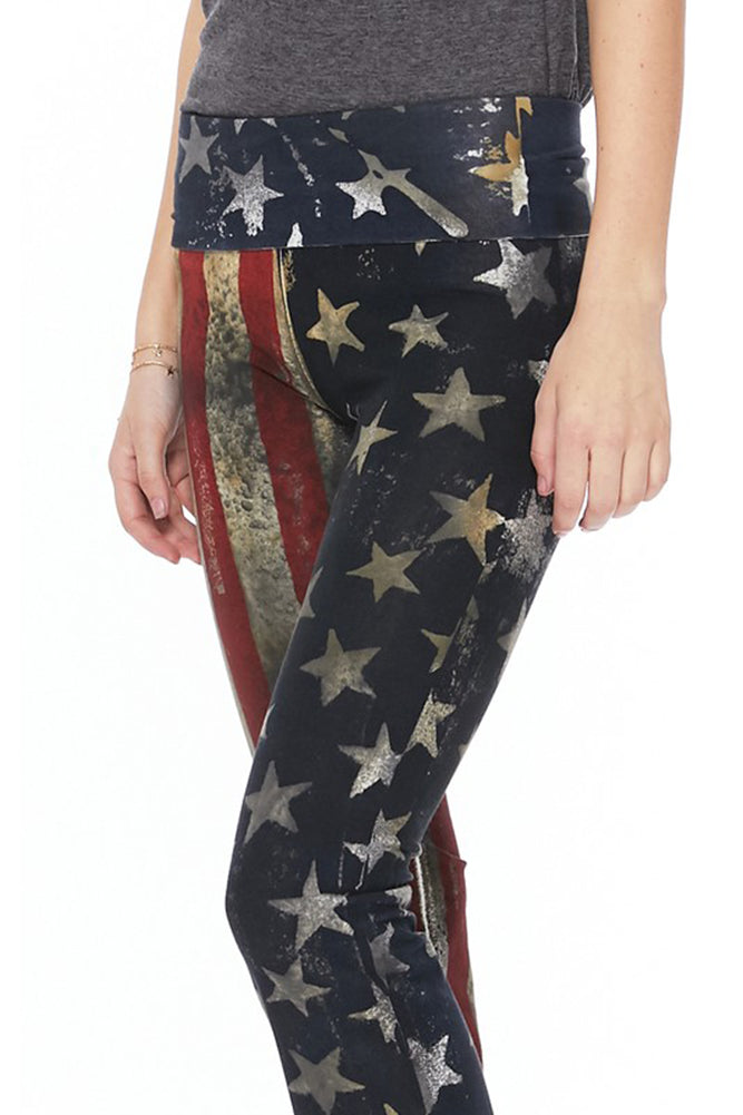 T-Party Patriotic American Flag Yoga Pants – COTTON KITTY